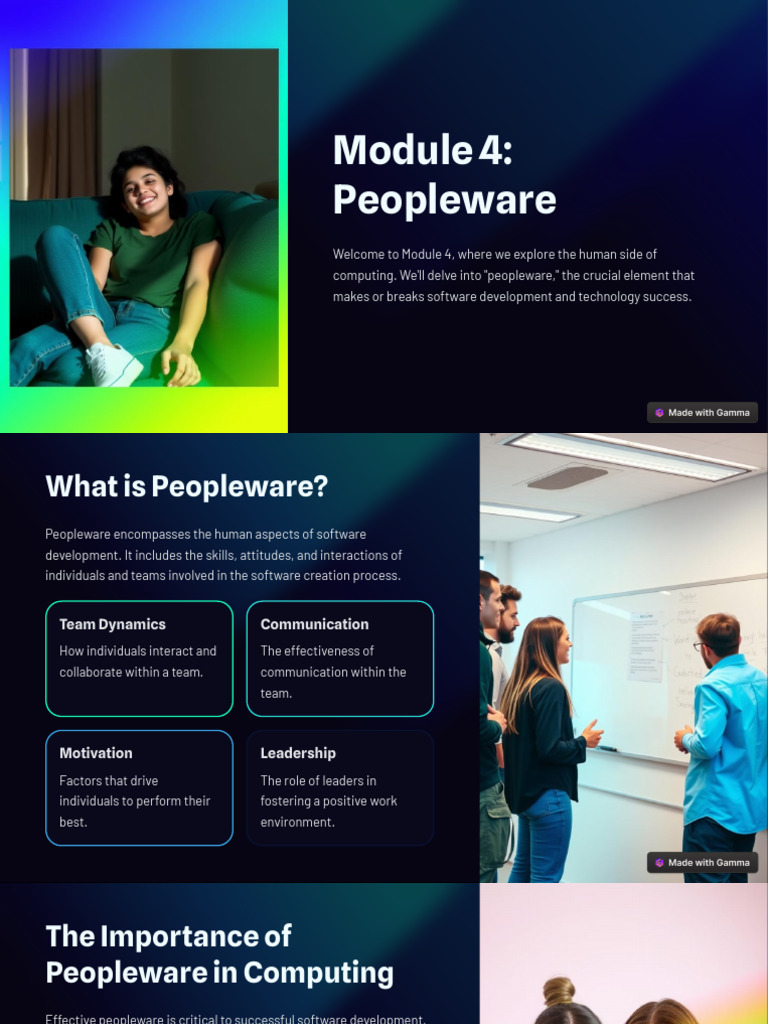 CC1 Module 4 Peopleware | PDF | Collaboration | Communication