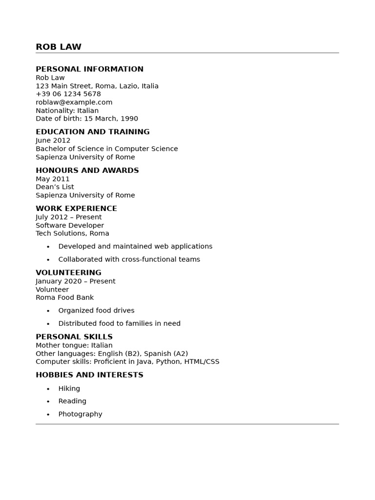 Rob Law | PDF