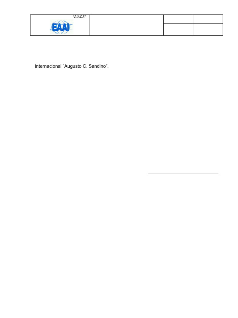 Procedimiento para Salida de Aeronaves Eaai | PDF | Aeropuerto | Aeronave
