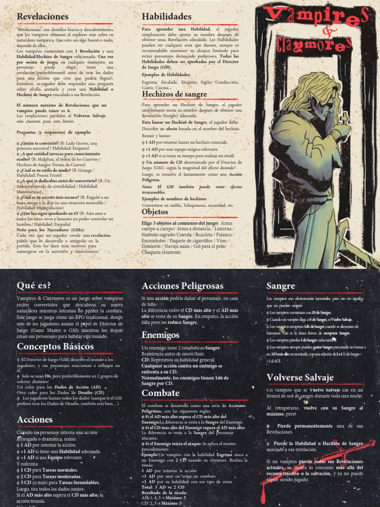 Vampires & Claymores - Es | PDF