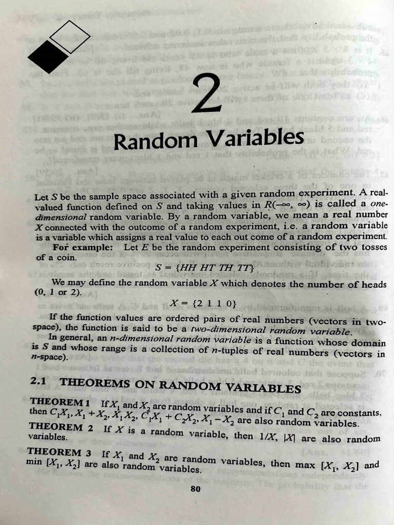 Random Variables | PDF