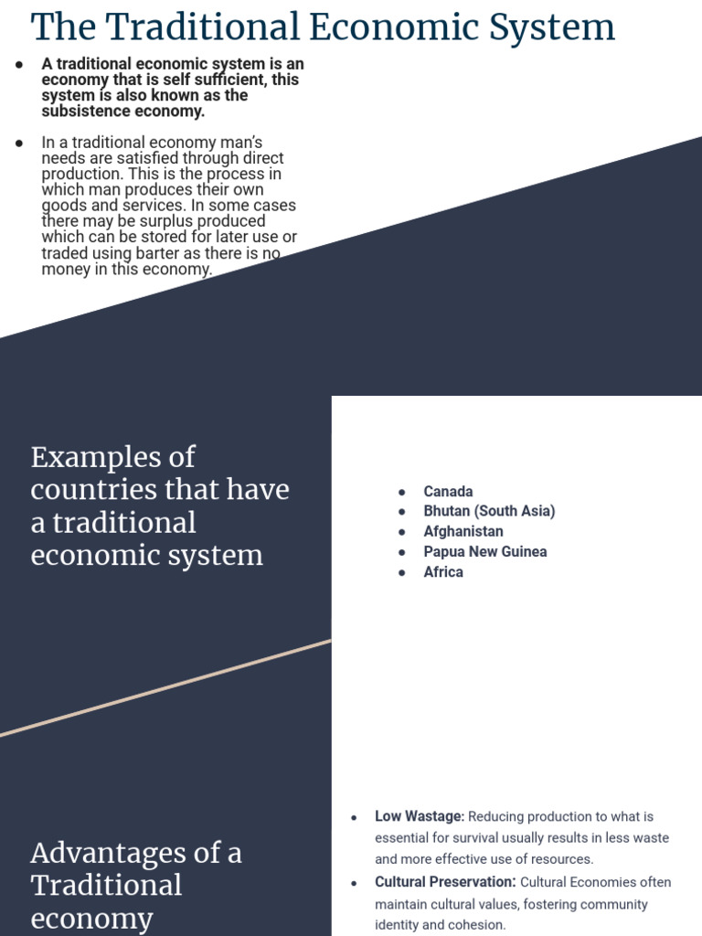 Traditional Economic System | PDF | Economies | Economic Inequality