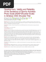 ACL-RSI Scale for Sport Readiness | PDF | Knee | Musculoskeletal System