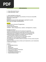 Escore Hematológico de Rodwell na Sepse Neonatal | PDF | Sepse | Infecção