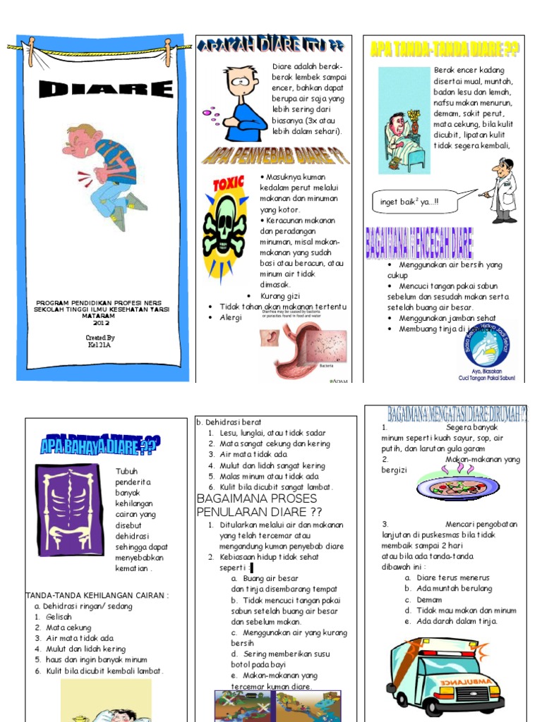 Diarrhea Leaflet | PDF
