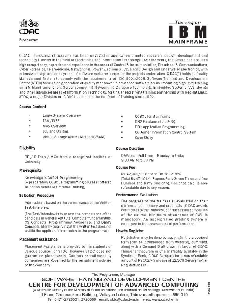 Mainframe Prosp | PDF | Ibm Db2 | Computing