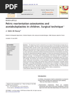 Overview of Pelvic Osteotomy Types | PDF | Pelvis | Hip