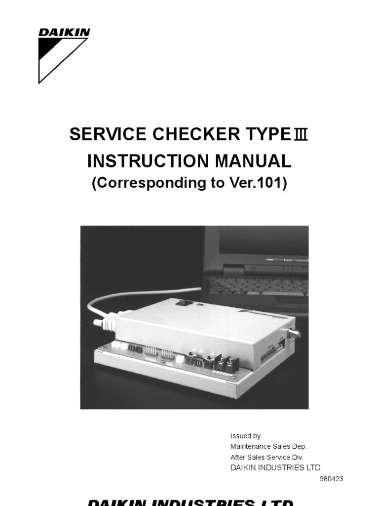 ServiceChecker Operation Manual | PDF | Electrical Connector | Button ...