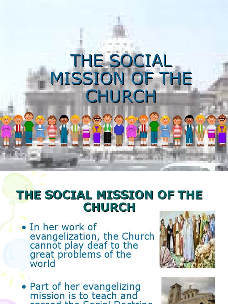 Social Mission of the Church Explained | PDF