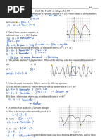 AP Precalculus Unit 3B Study Guide | PDF | Trigonometric Functions ...