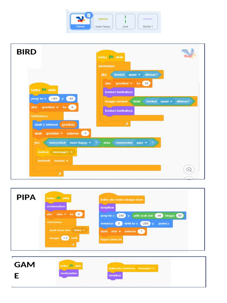 Scratch Flappy Bird | PDF