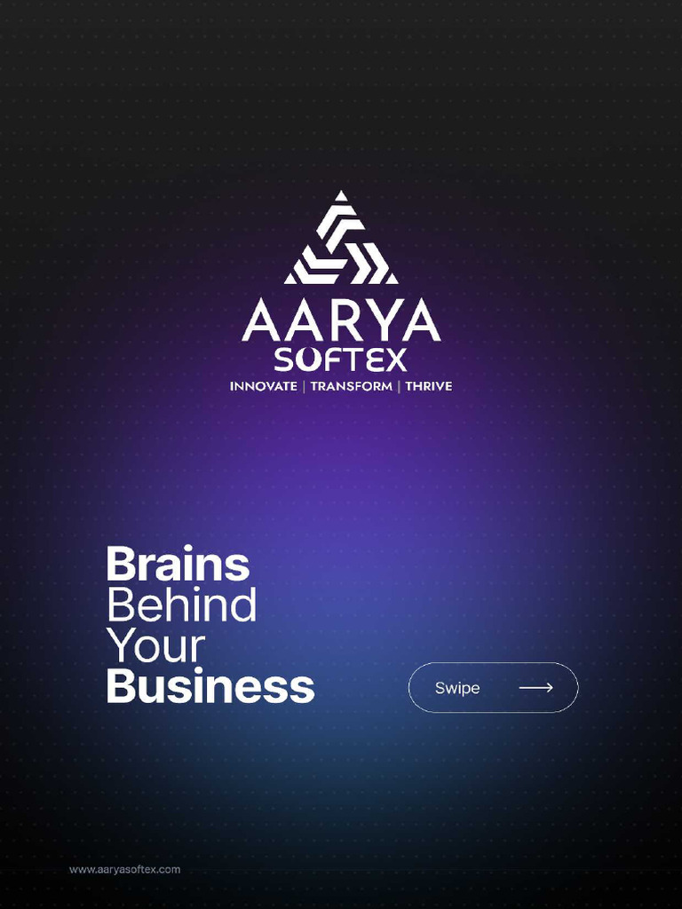 Aarya SoftEx Brochure 2026 | PDF