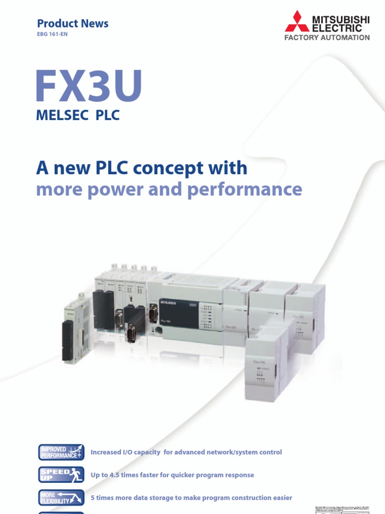 FX3U Datasheet | PDF | Input/Output | Computer Data Storage
