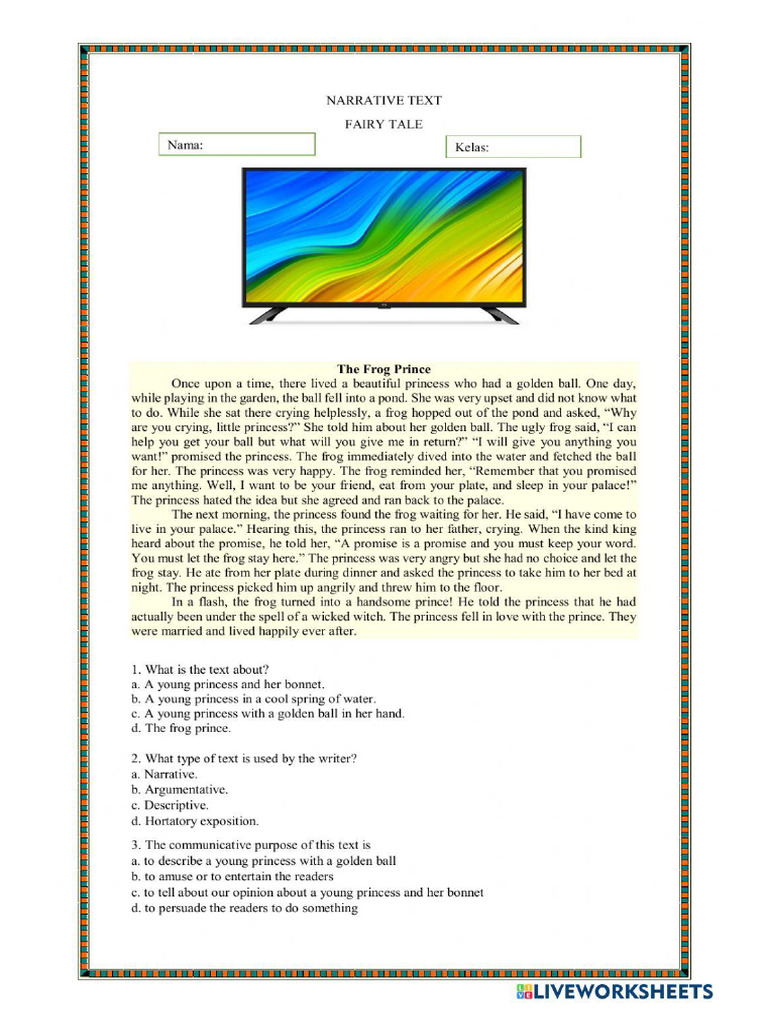 Worksheet 1845481 | PDF