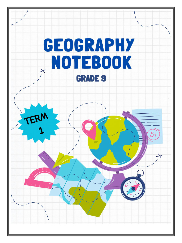 Term 1 Geography Notebook Grade 9 | PDF | Contour Line | Climate Change