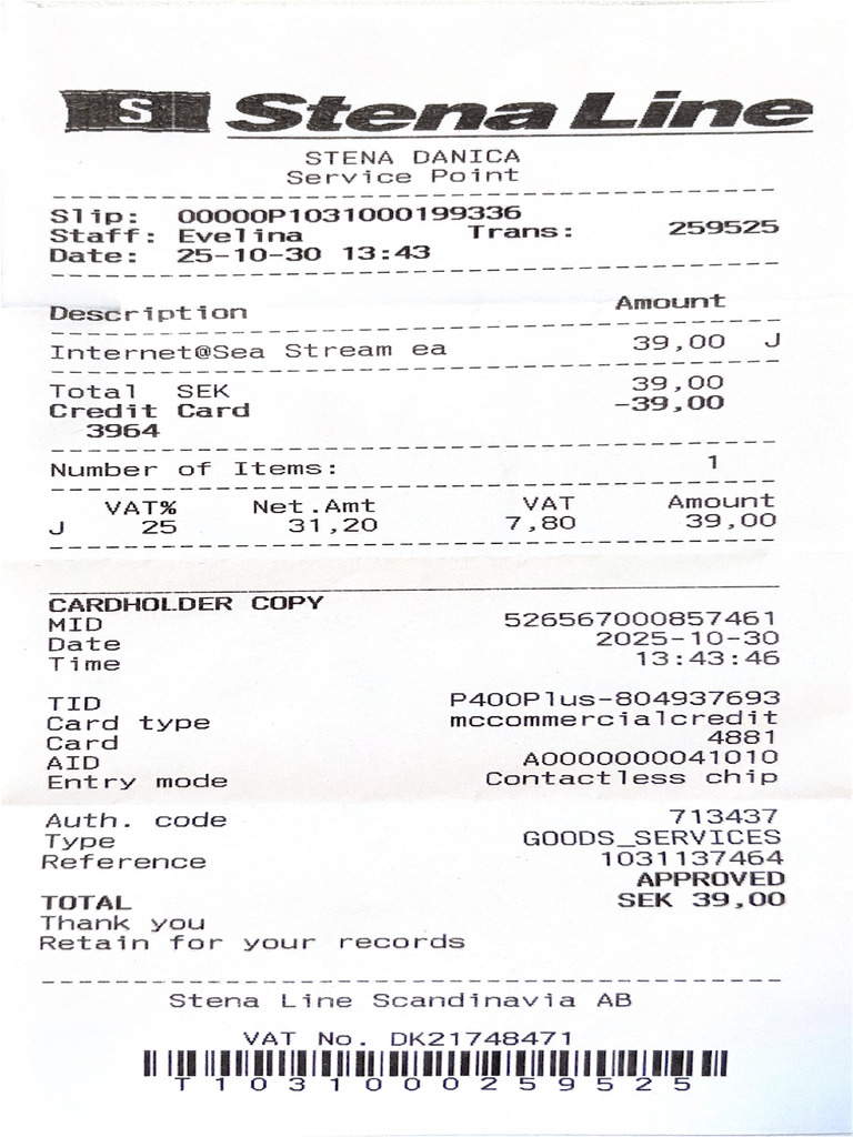 Stenaline - Internet | PDF