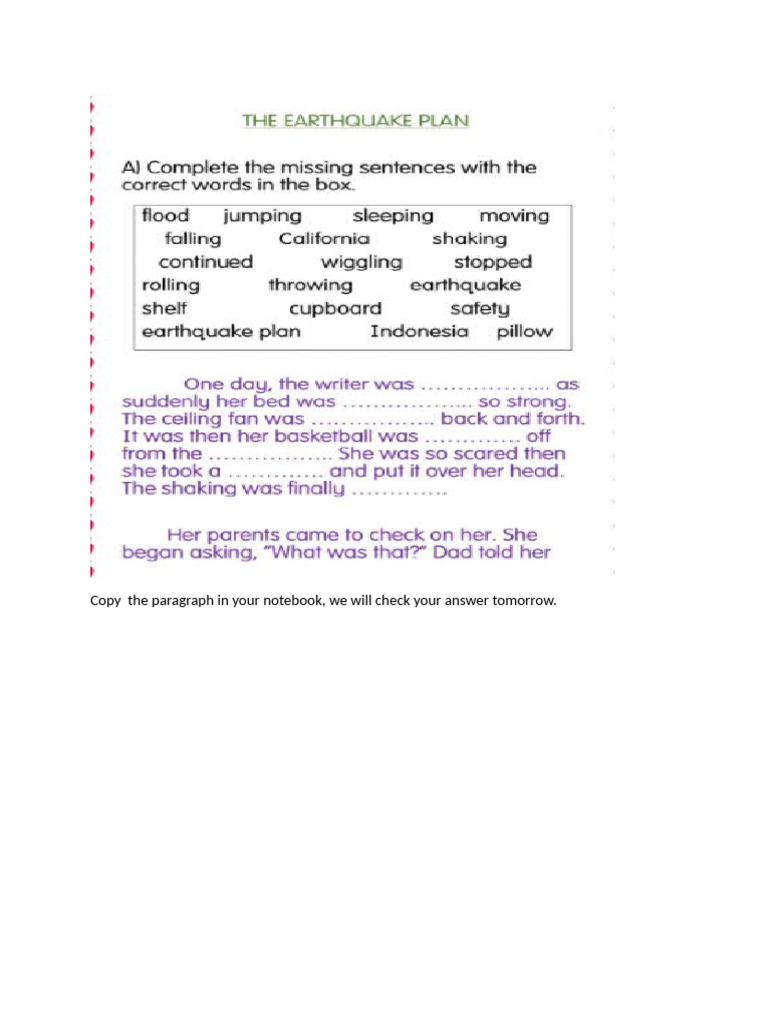 Earthquake Activity | PDF