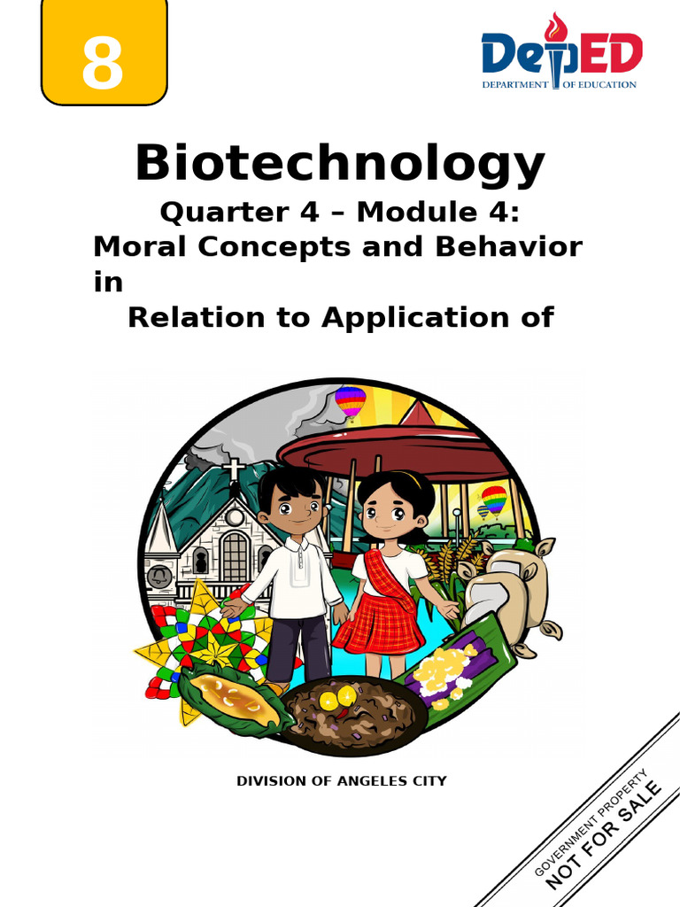 Biotech q4 Mod4 Moral Concepts and BehaviorinRelationto Applicationof ...