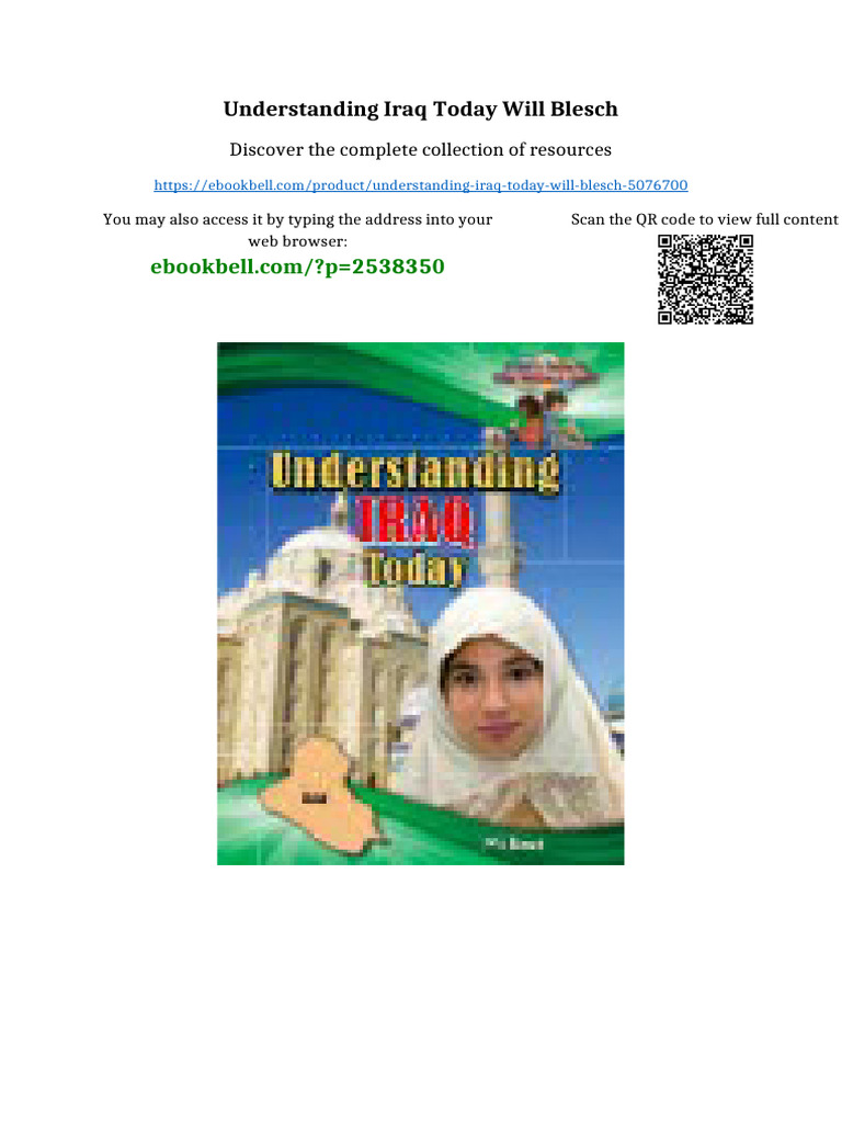 Understanding Iraq Today Will Blesch Full Digital Chapters | PDF ...