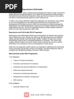 RCH Portal User Manual Overview | PDF | Childbirth | Pregnancy