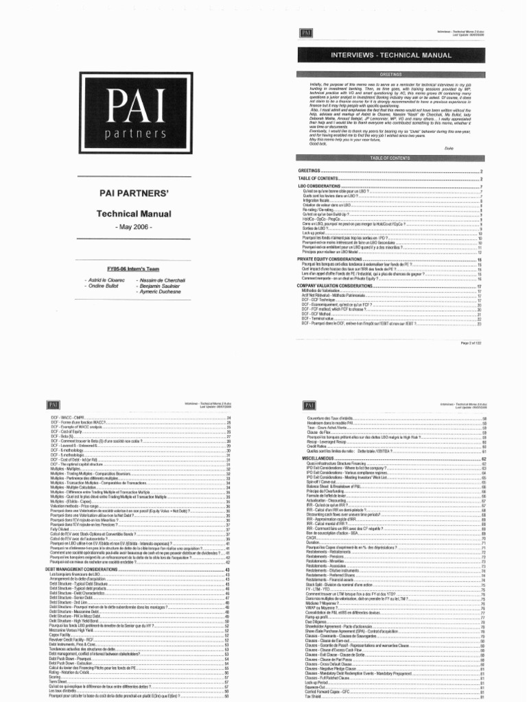 PAI Trainee Book Master | PDF