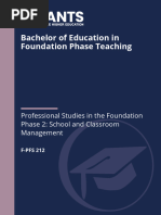 UJ PGCE 2024 Information Booklet | PDF | Academic Degree | Pedagogy