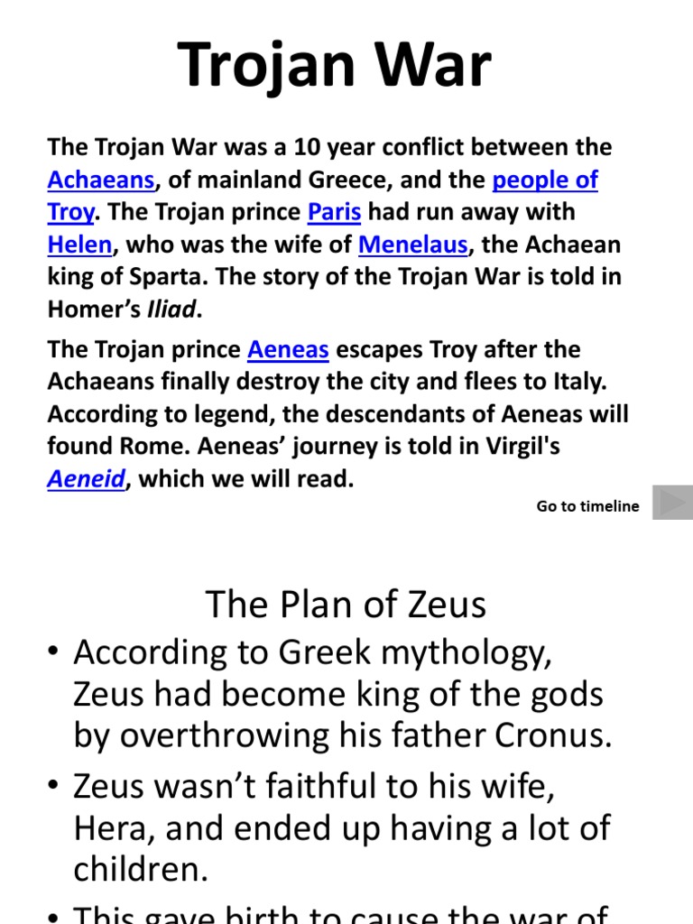 Trojan War: Achaeans People of Troy Paris Helen Menelaus | PDF | Helen ...