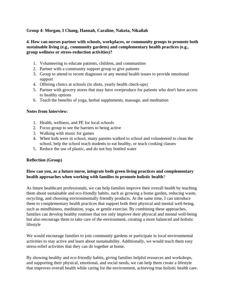 Case Study Group 4 | PDF | Mental Health | Alternative Medicine