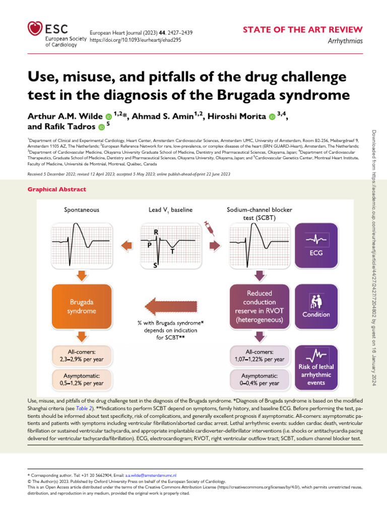 Wilde Use Misuse Pitfalls 2023 | PDF | Cardiology | Cardiac Arrest