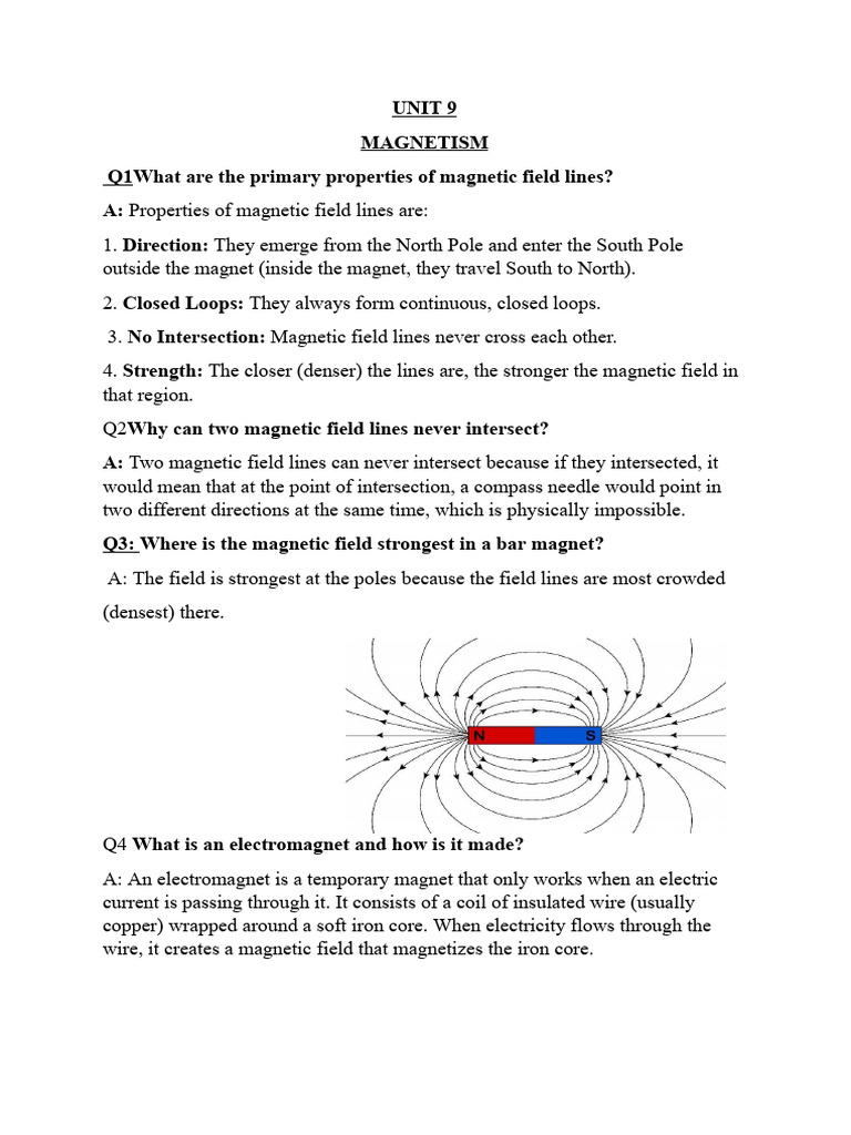 Resource 20260118135233 Class 8th Magnetism | PDF | Magnetic Field ...
