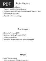 MAWP and Pressure Definitions Explained | PDF | Liquids | Gas Technologies