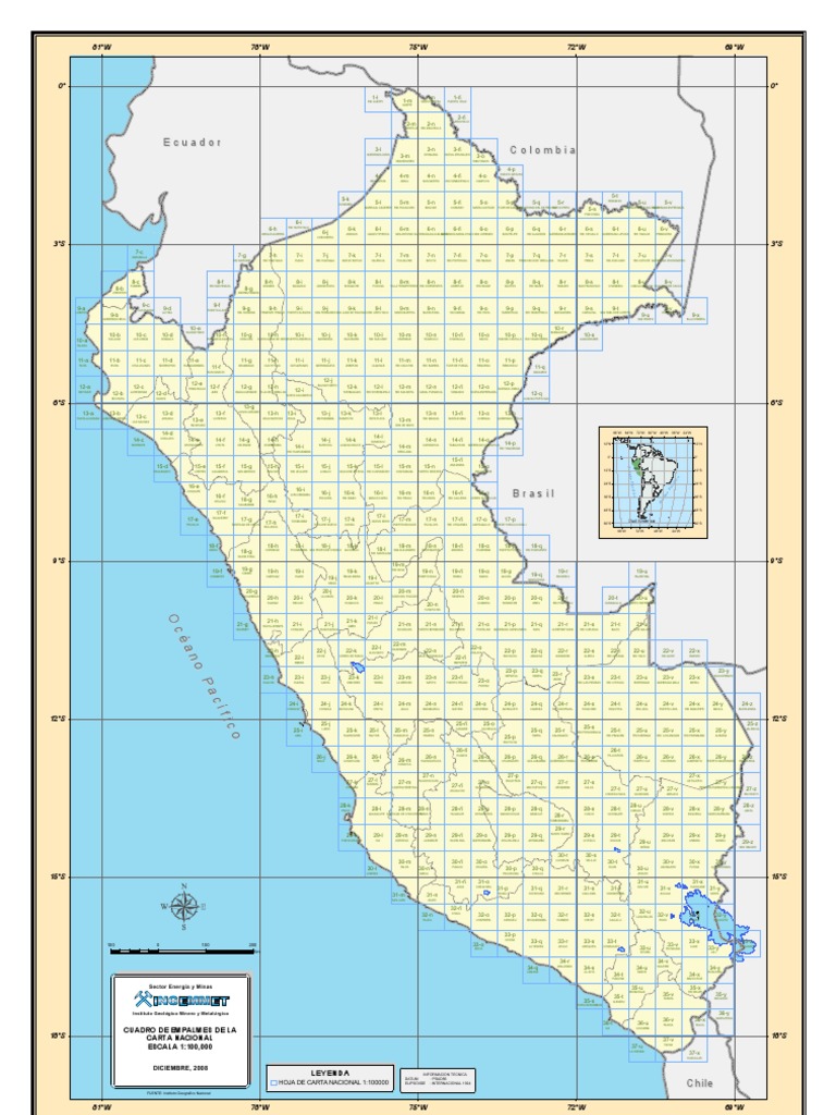 Carta nacional del Perú Vista general | América del Sur | Perú | Prueba ...