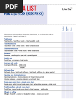 GCSE Business Formula Reference Guide | PDF | Revenue | Cost