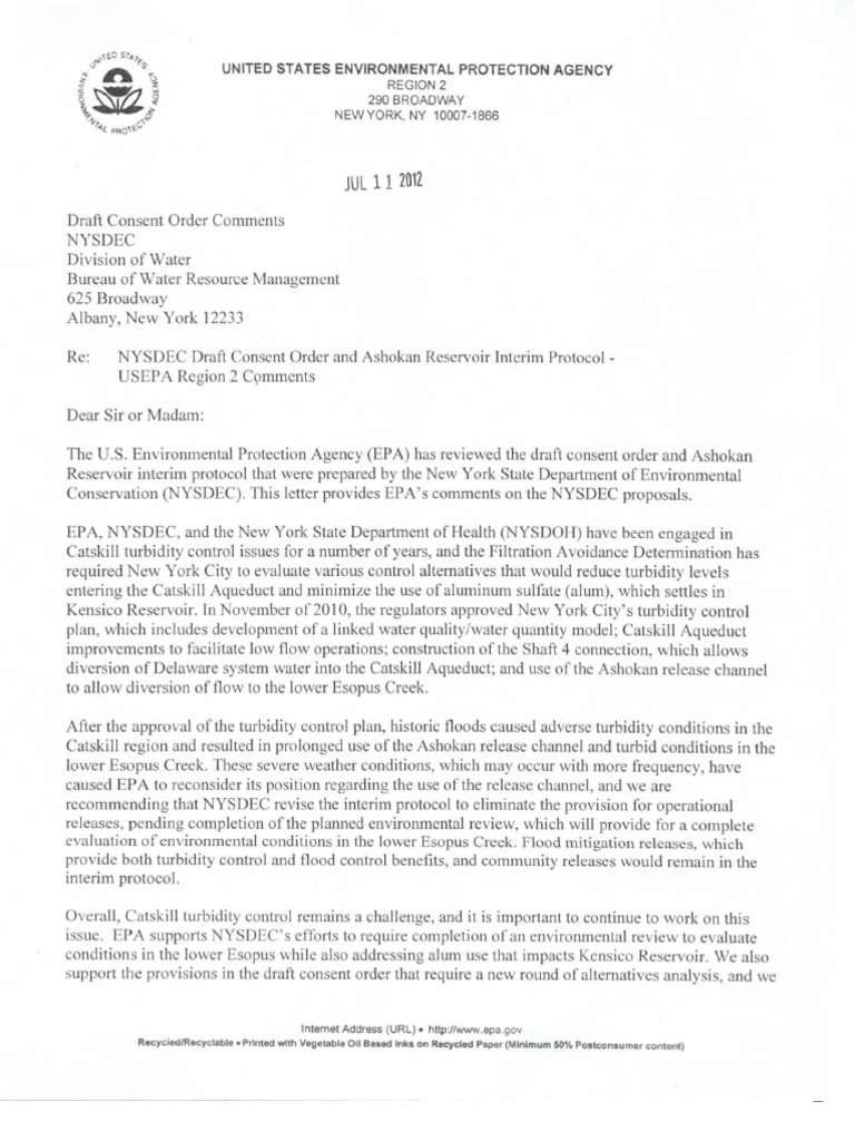 EPA Letter | PDF | United States Environmental Protection Agency ...