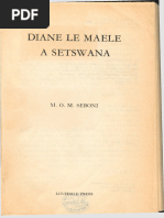 Setswana Proverbs and Their Meanings | PDF | Book Of Proverbs