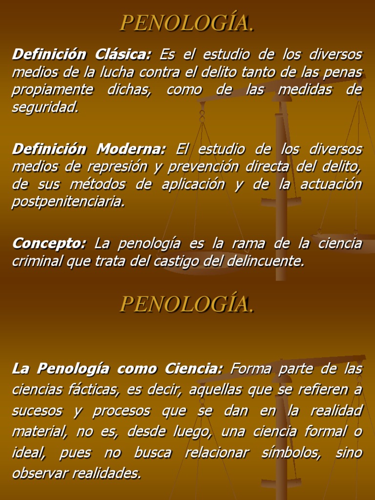 2 Penología Diapositivas | PDF | Criminología | Interacciones de ...