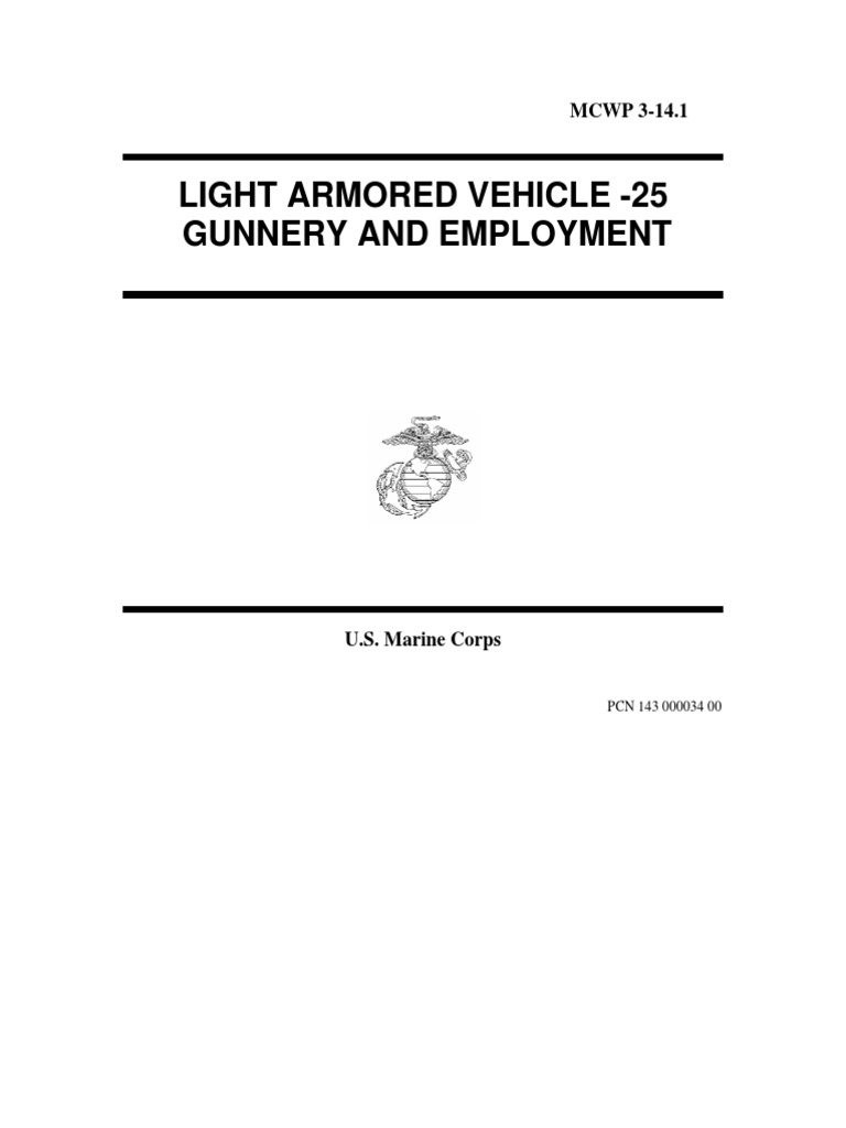 MCWP 3-14.1 Light Armored Vehicle 25 Gunnery and Employment | PDF ...