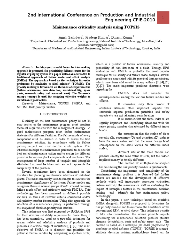 Sample PPR | PDF | Reliability Engineering | Systems Science