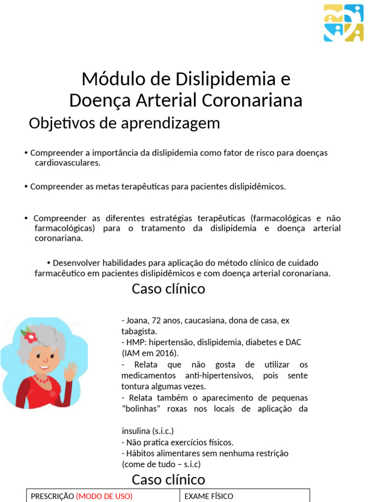 Cópia de Cuidado Farmacêutico Na DSLP e DAC - Versão Do Aluno | PDF ...