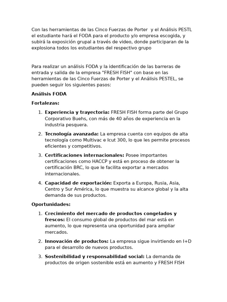 Con Las Herramientas de Las Cinco Fuerzas de Porter | PDF | Economias ...