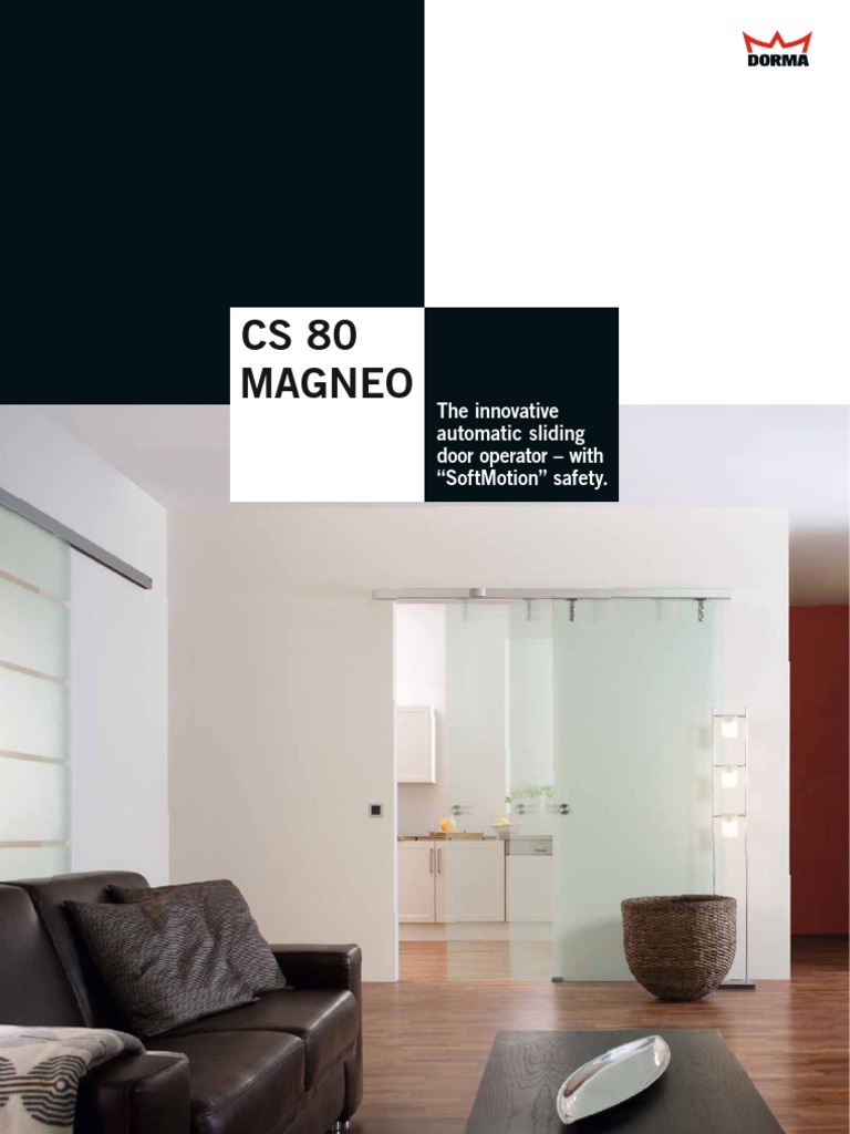 Cs 80 Magneo: The Innovative Automatic Sliding Door Operator - With ...