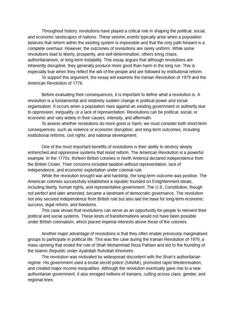 Iranian Revolution Inquiry Project HS Level | PDF | Mohammad Reza ...