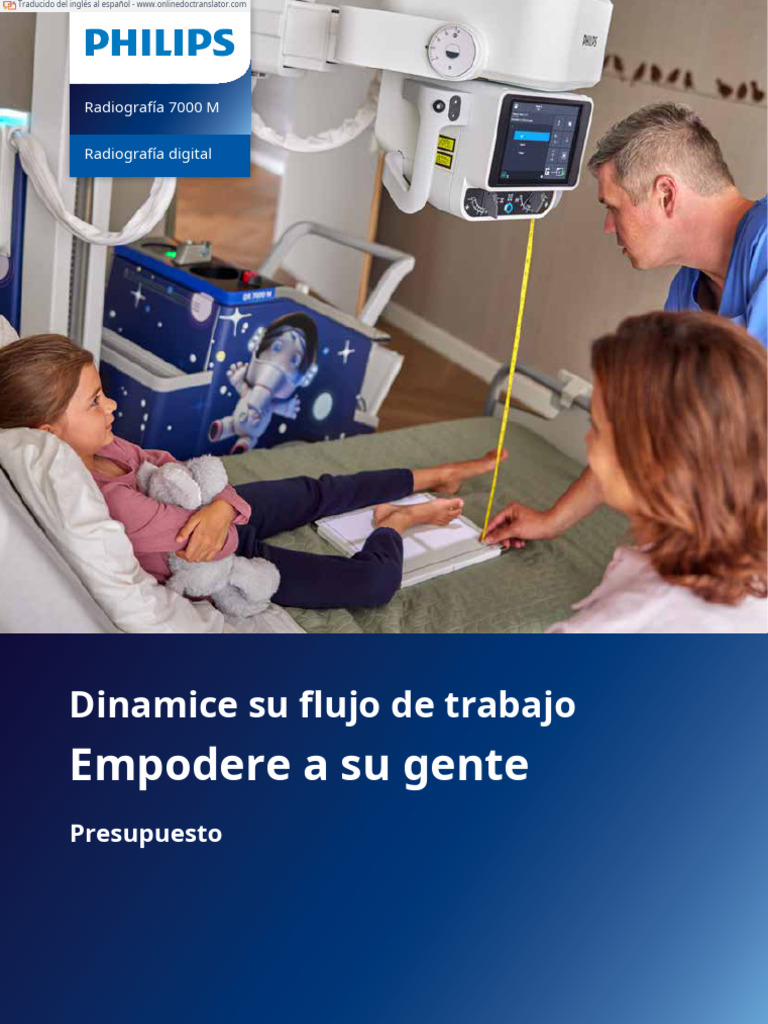 F.T Equipo de RX Philips DXR DR 7000 M | PDF | Batería de iones de ...