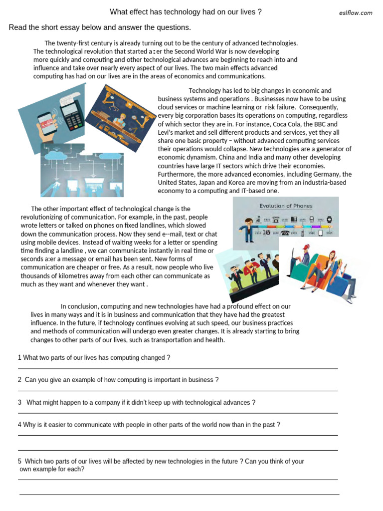 Effect of Technology Reading Comprehension | PDF | Computing