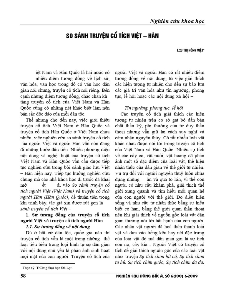 Co Tich Viet Han | PDF