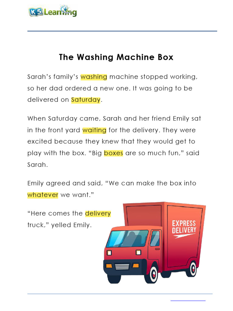 15 The Washing Machine Box | PDF