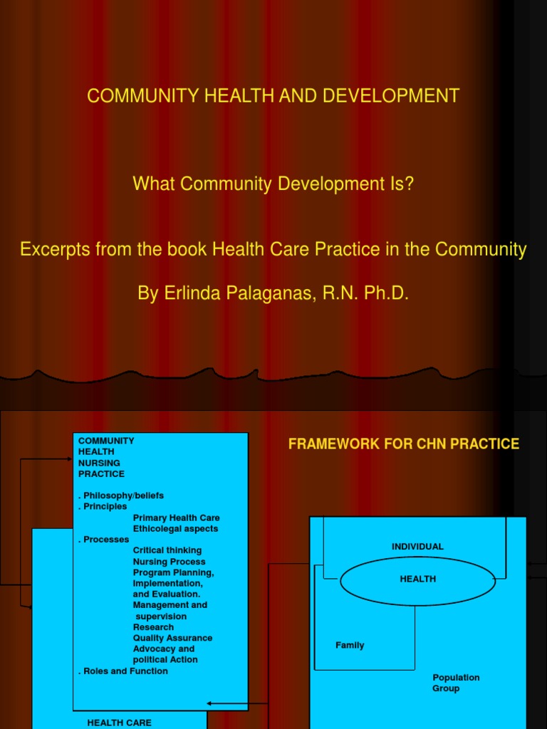 Community Health and Development | PDF | Nursing | Health Care
