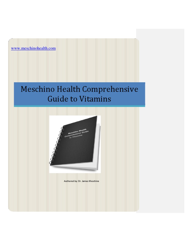 Comprehensive Guide To Vitamins | PDF | Vitamin A | Vitamin