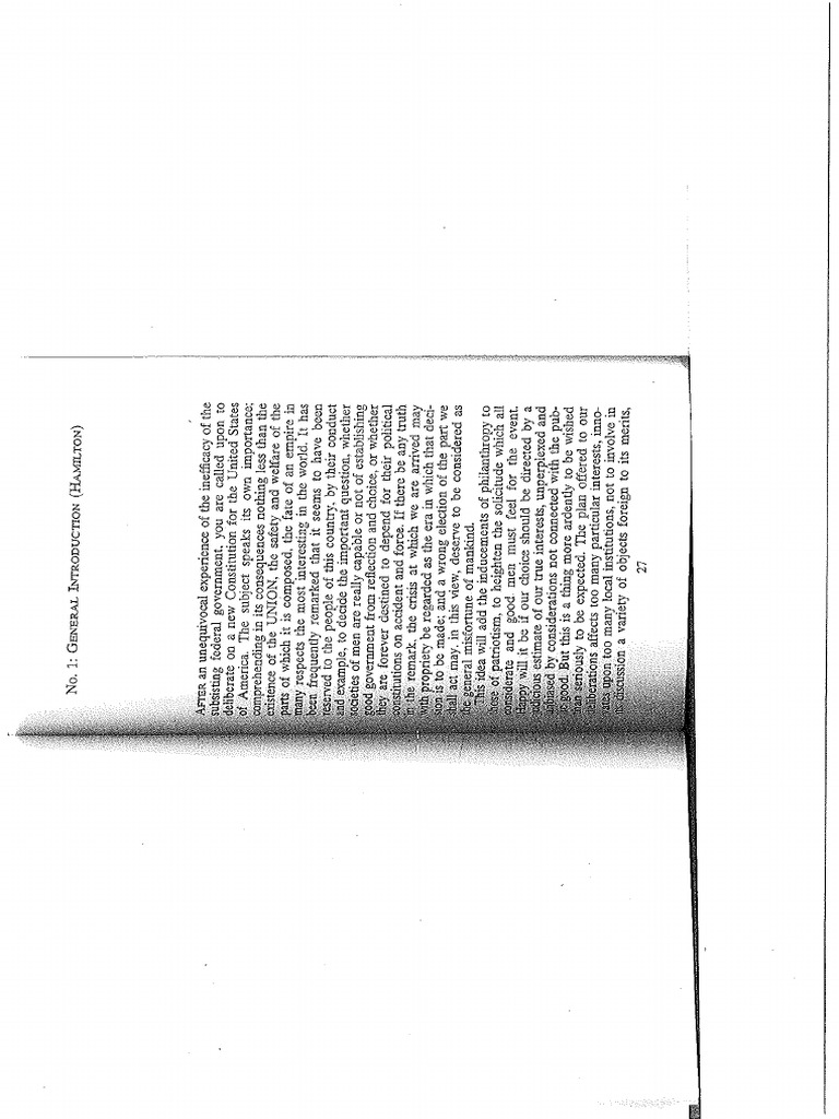 Federalist Anti Federalist Papers | PDF