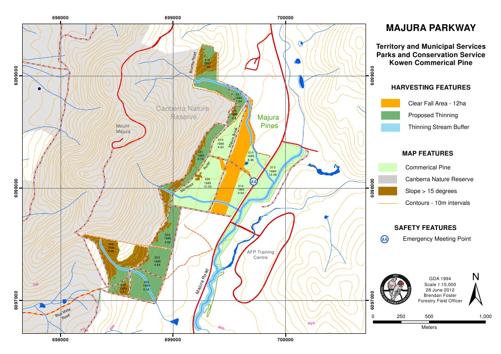Majura Parkway Map and Features Guide | PDF